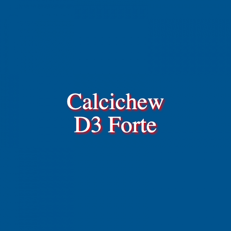 Calcichew-D3 Forte ( Calcium 500mg + Vit D3 400iu) Chewable Tablet (100 ...