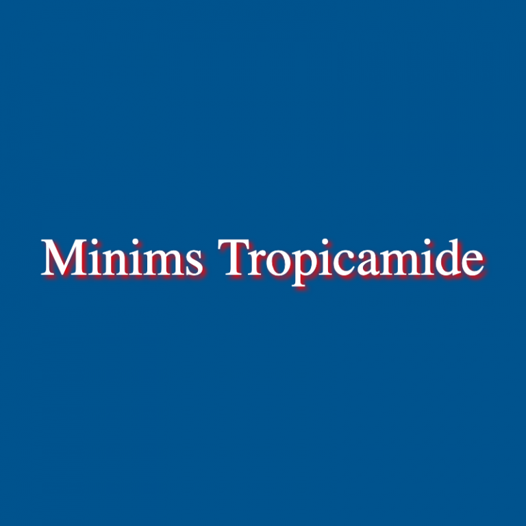 Minims Tropicamide 0.5% Eye Drops unit dose vials (20) > Haoma Pharma ...